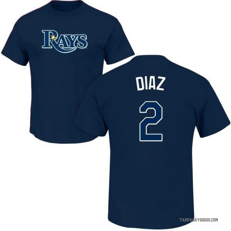 Yandy Diaz T-Shirt | Authentic Tampa Bay Rays Yandy Diaz T-Shirts ...